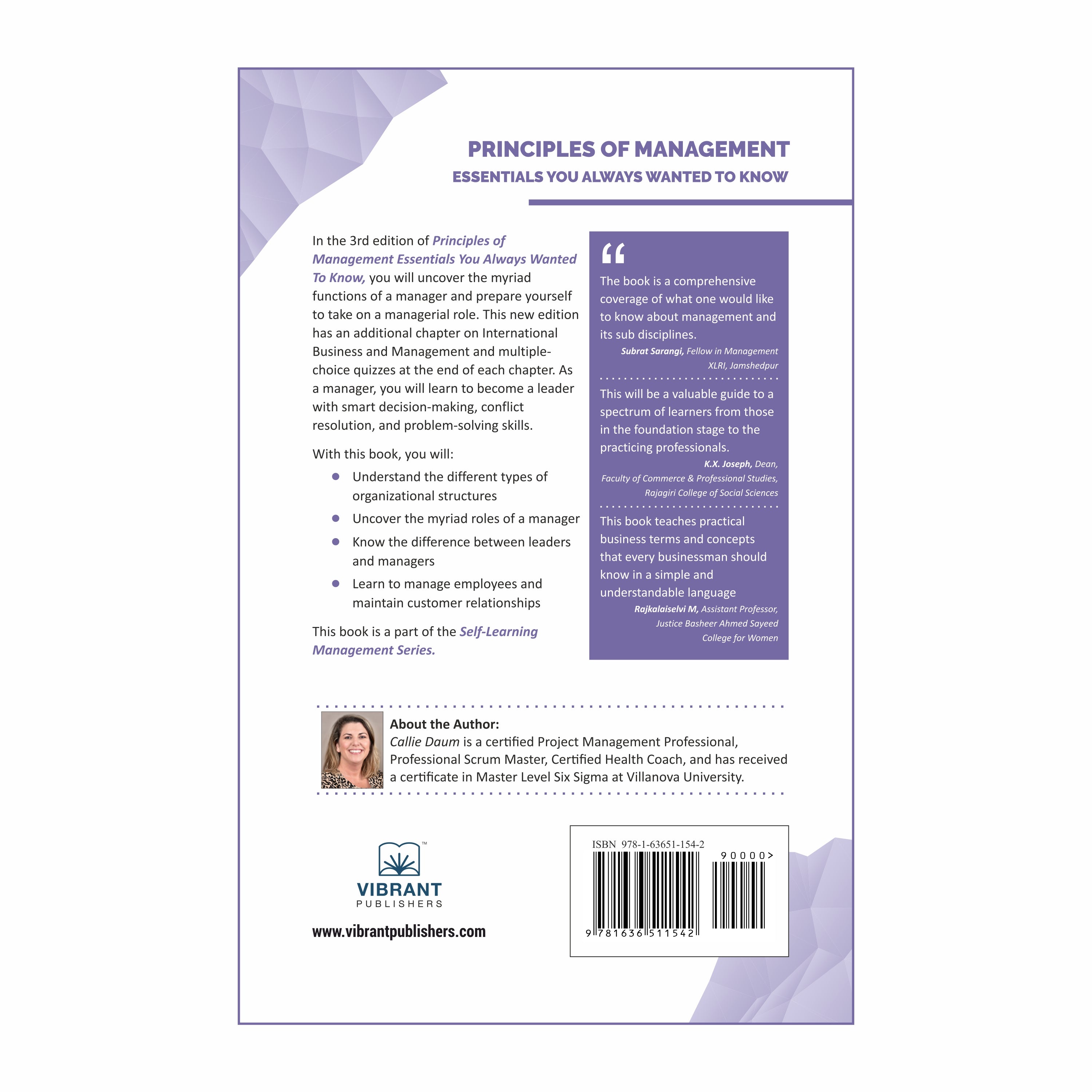 Principles of Management Essentials You Always Wanted To Know (3rd Edi ...