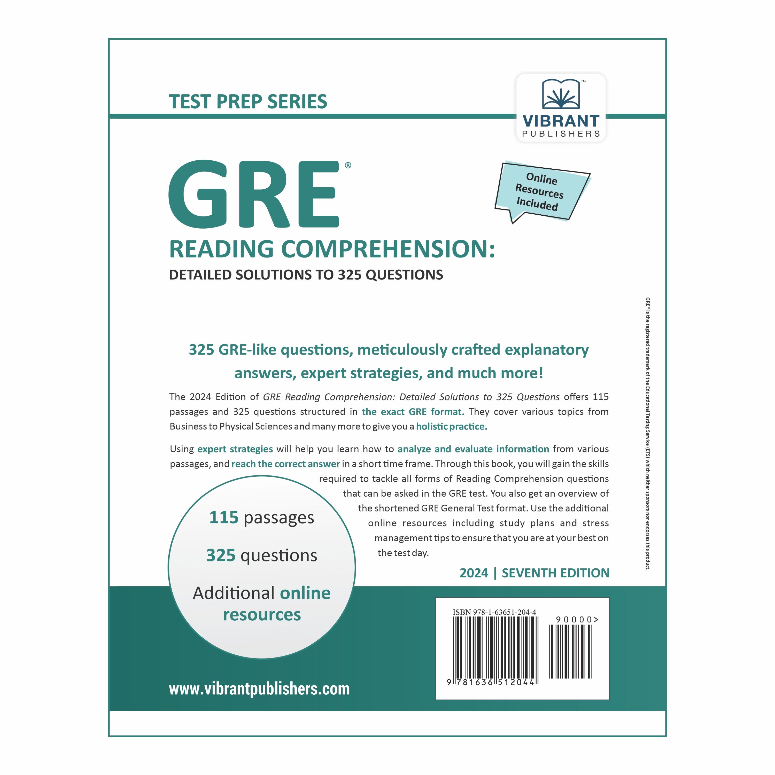 GRE Books – Vibrant Publishers LLC