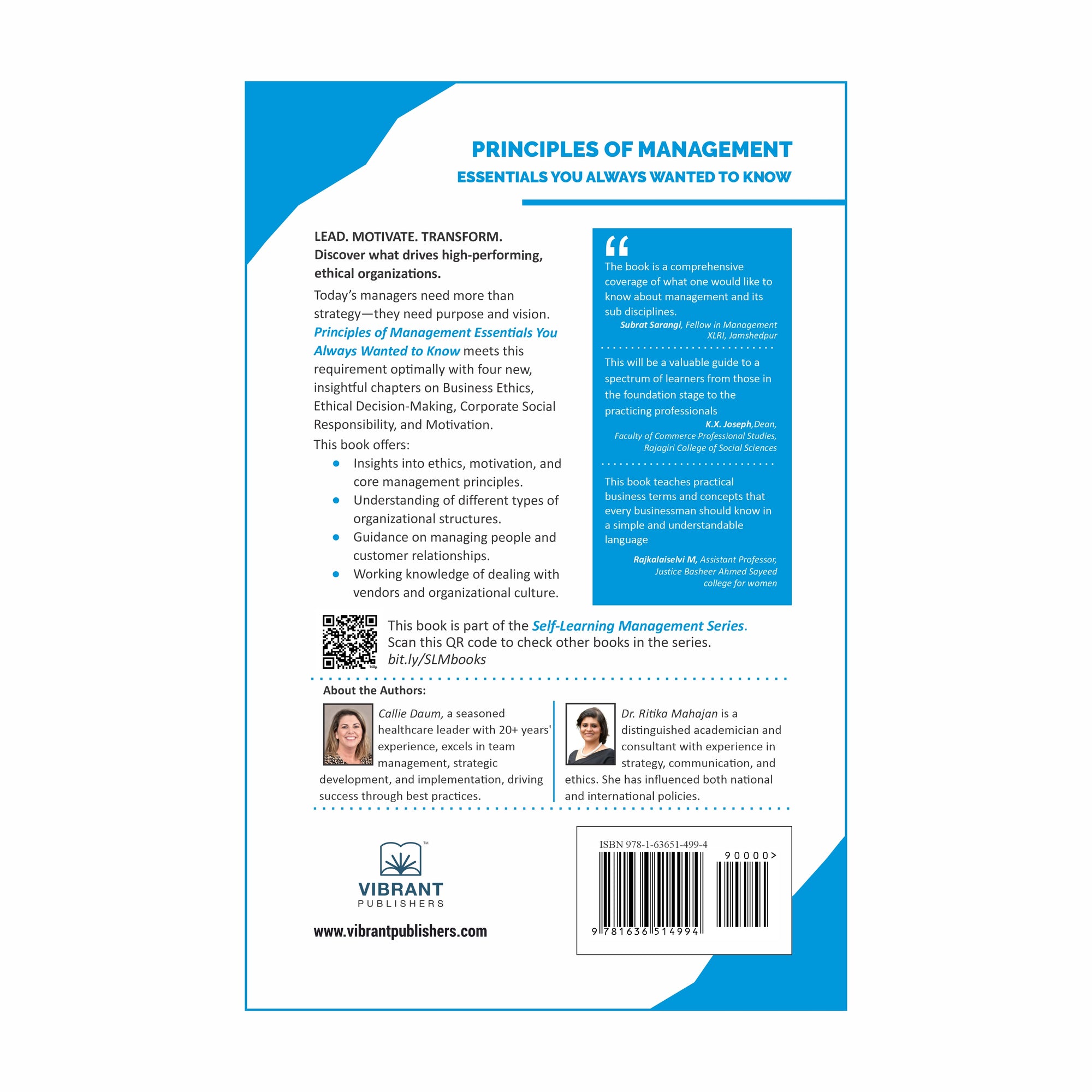 Principles of Management Essentials for COB300 Course Success – Vibrant Publishers LLC