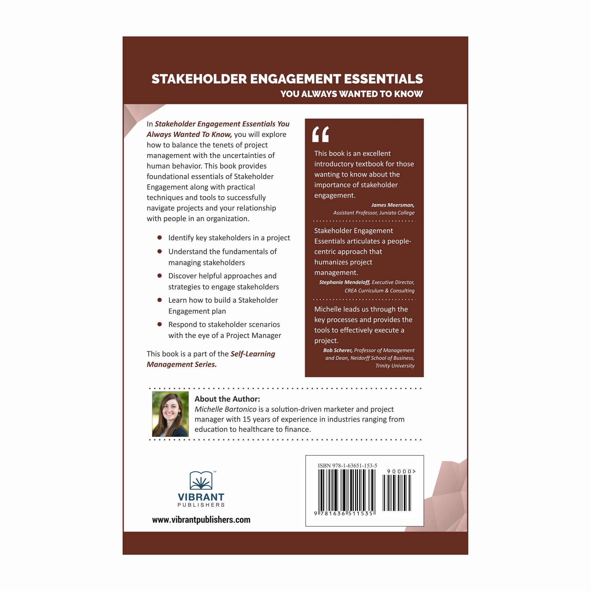 Stakeholder Engagement Essentials | Vibrant Publishers – Vibrant ...